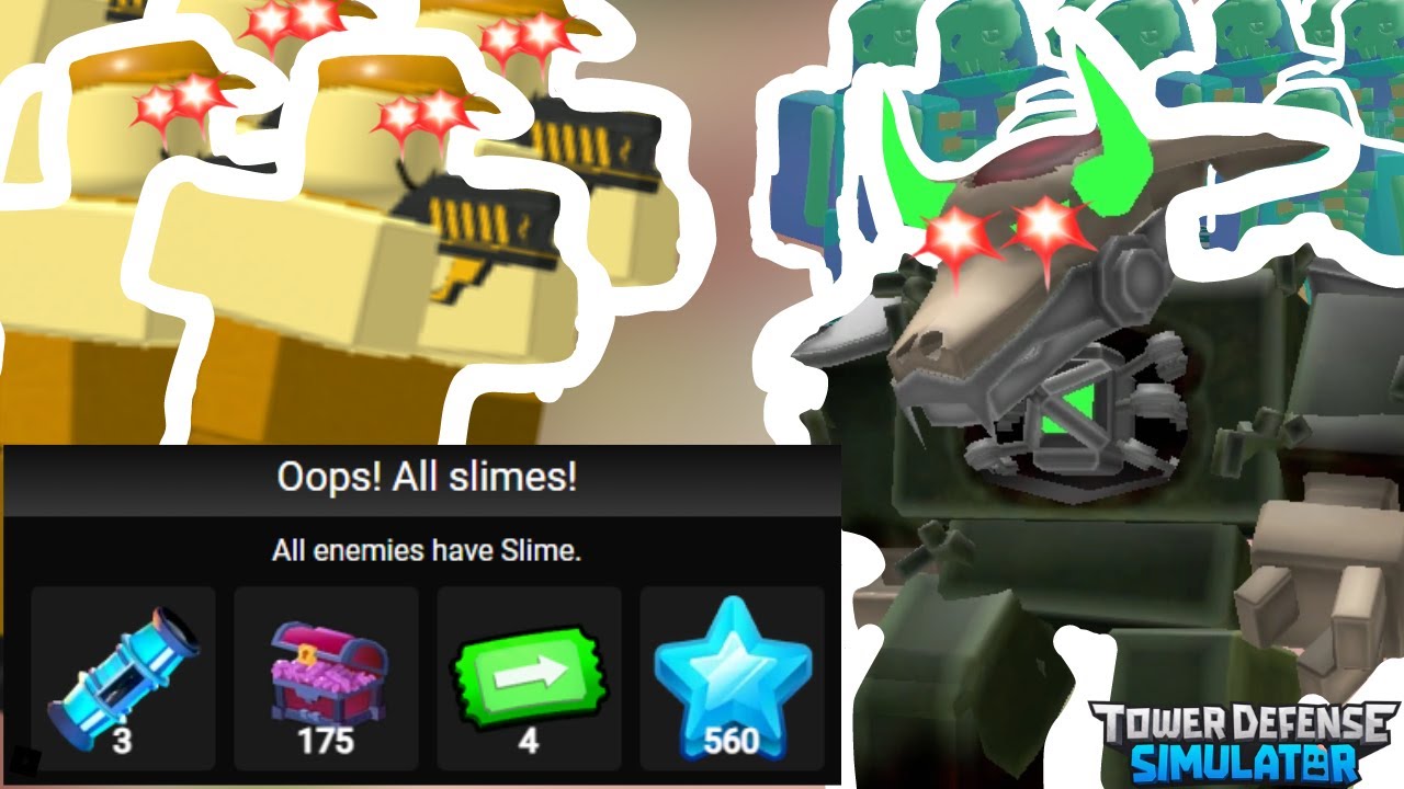 Beating The *OOPS ALL SLIMES* New Challenge Map With OP Electroshocker ...