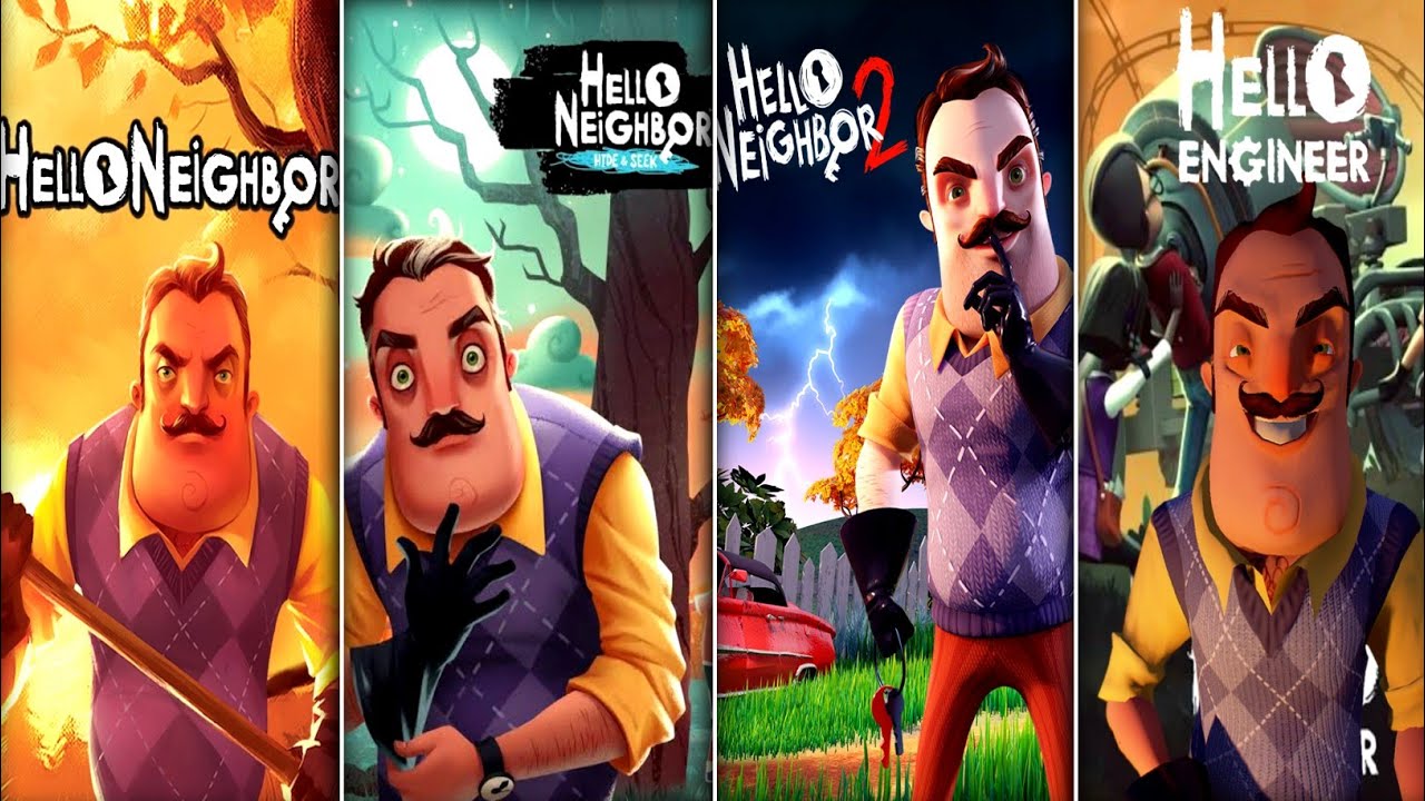 Evolution Of Hello Neighbor Games 2017 2021 Youtube