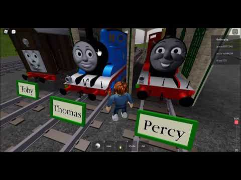 Thomas pulls the trucks to HARON Station in CBR3 ROBLOX - YouTube