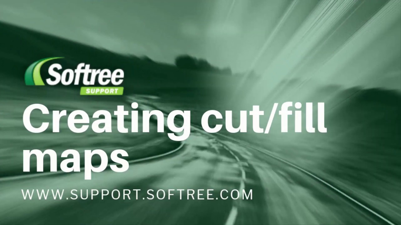 Creating cut/fill maps (heat maps) Using Terrain Tools - YouTube