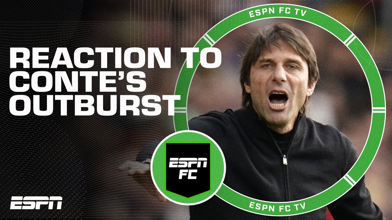 Is there strategy behind Antonio Conte's outburst? | ESPN FC - YouTube