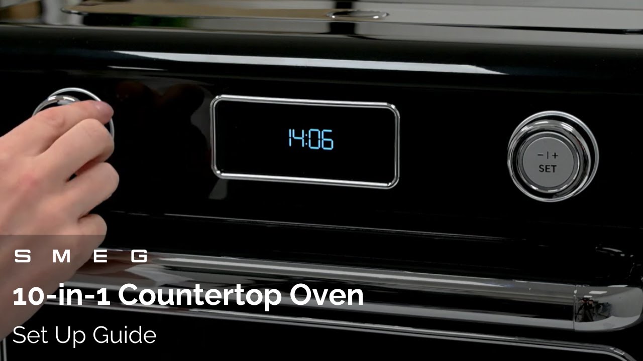 How to Set-up your 10-in-1 Countertop Oven | Smeg COF01 - YouTube