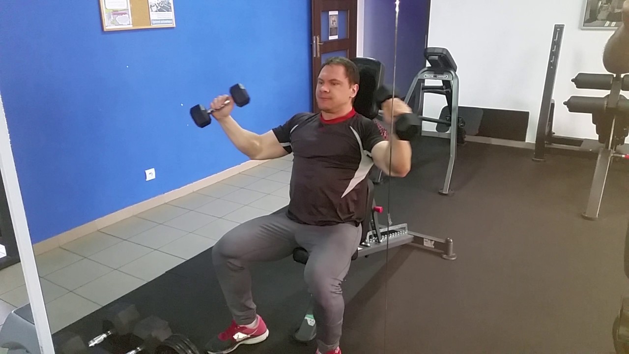 Combo concentric press / Eccentric raise - YouTube