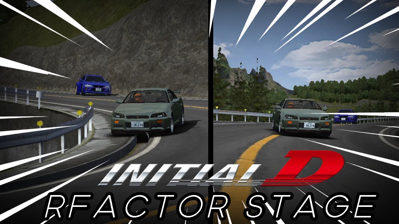 RFACTOR X INTIAL D?!. - YouTube