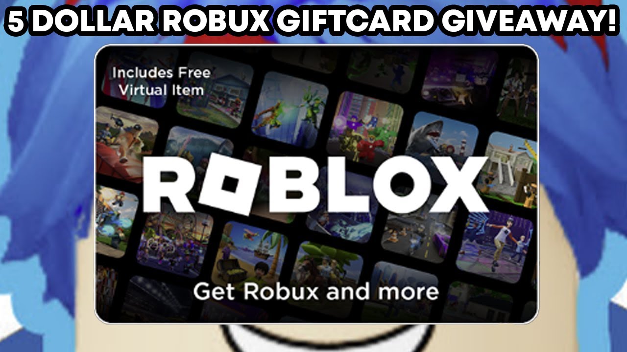 *ENDED* 5 DOLLAR ROBUX GIFTCARD GIVEAWAY! | SURPRISE #2 OF THE 1000 ...