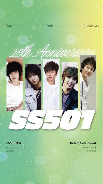 SS501 20주년 카페이벤트를 합니다!🎉 #ss501 #20주년 - YouTube