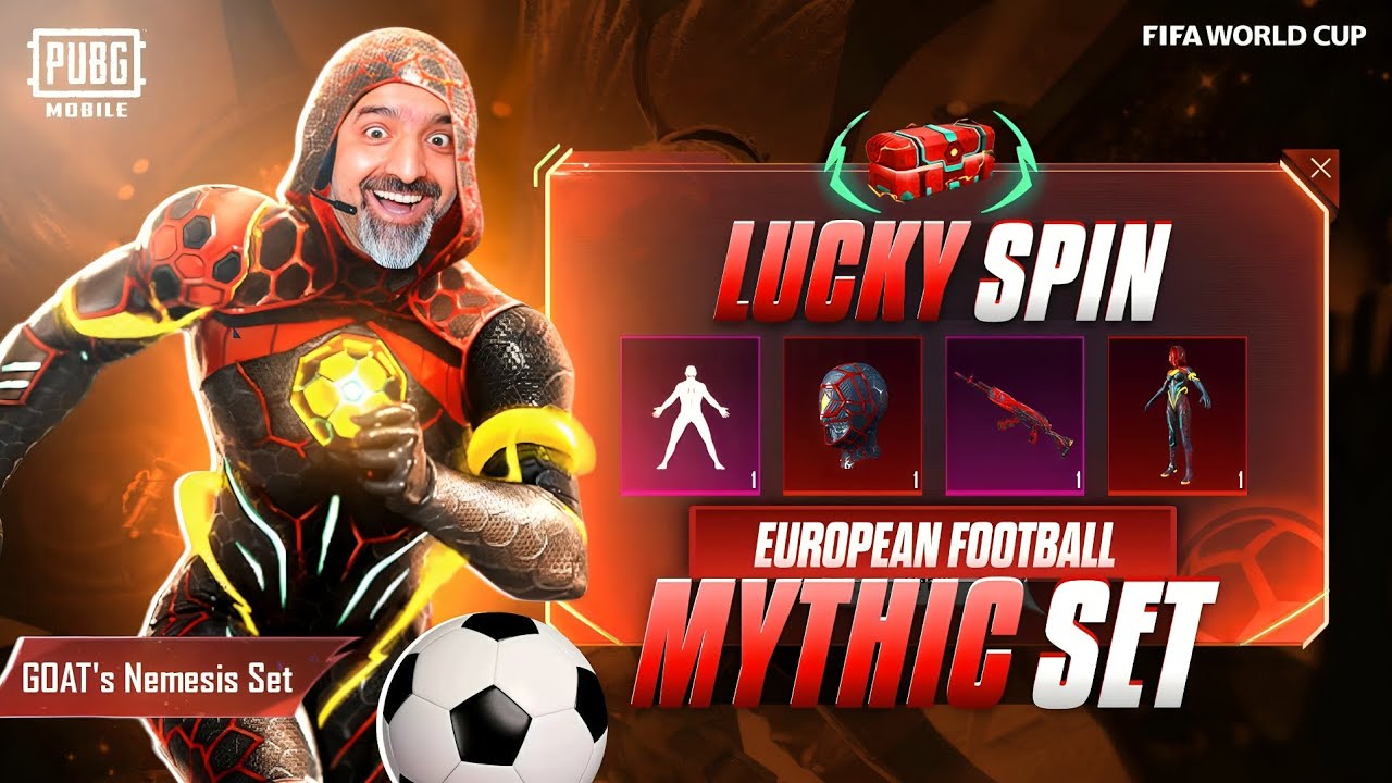European Football Lucky Spin for Goat's NEMESIS SET | New Mythic Set ...