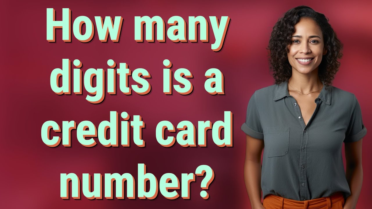 How many digits is a credit card number? - YouTube