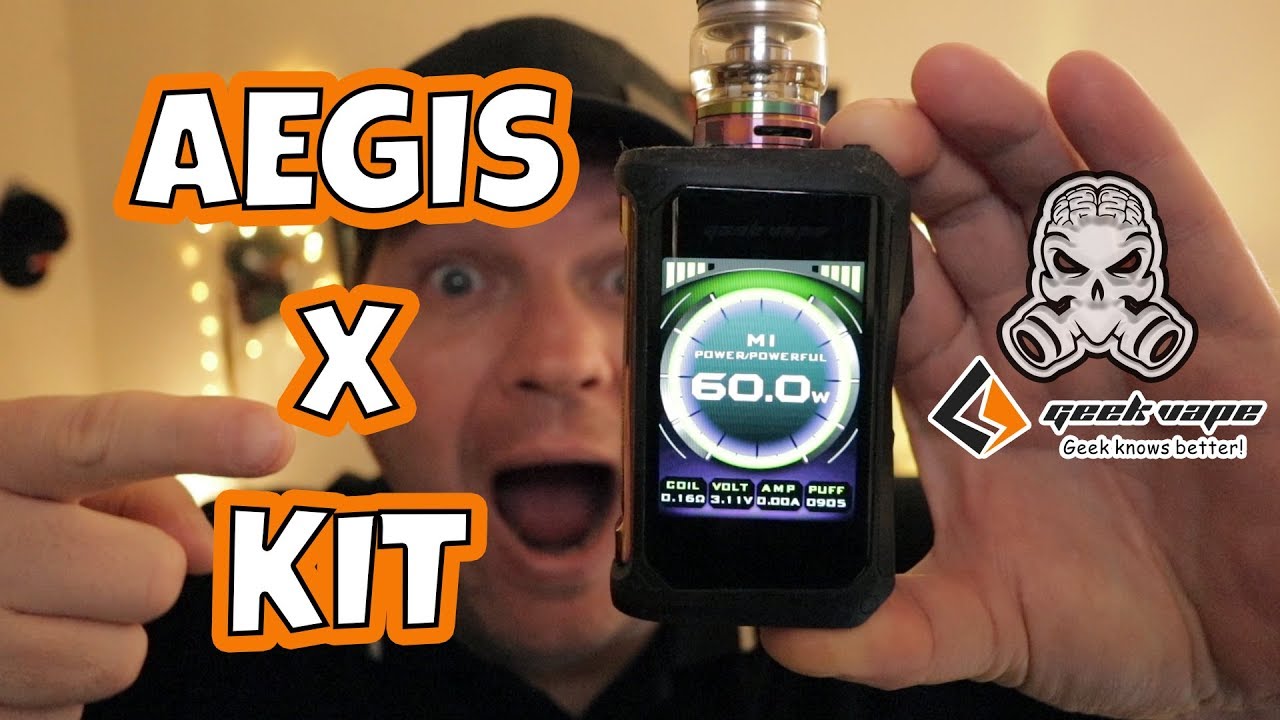 Aegis X Kit | Geekvape | MASSIVE screen and with ABB - YouTube