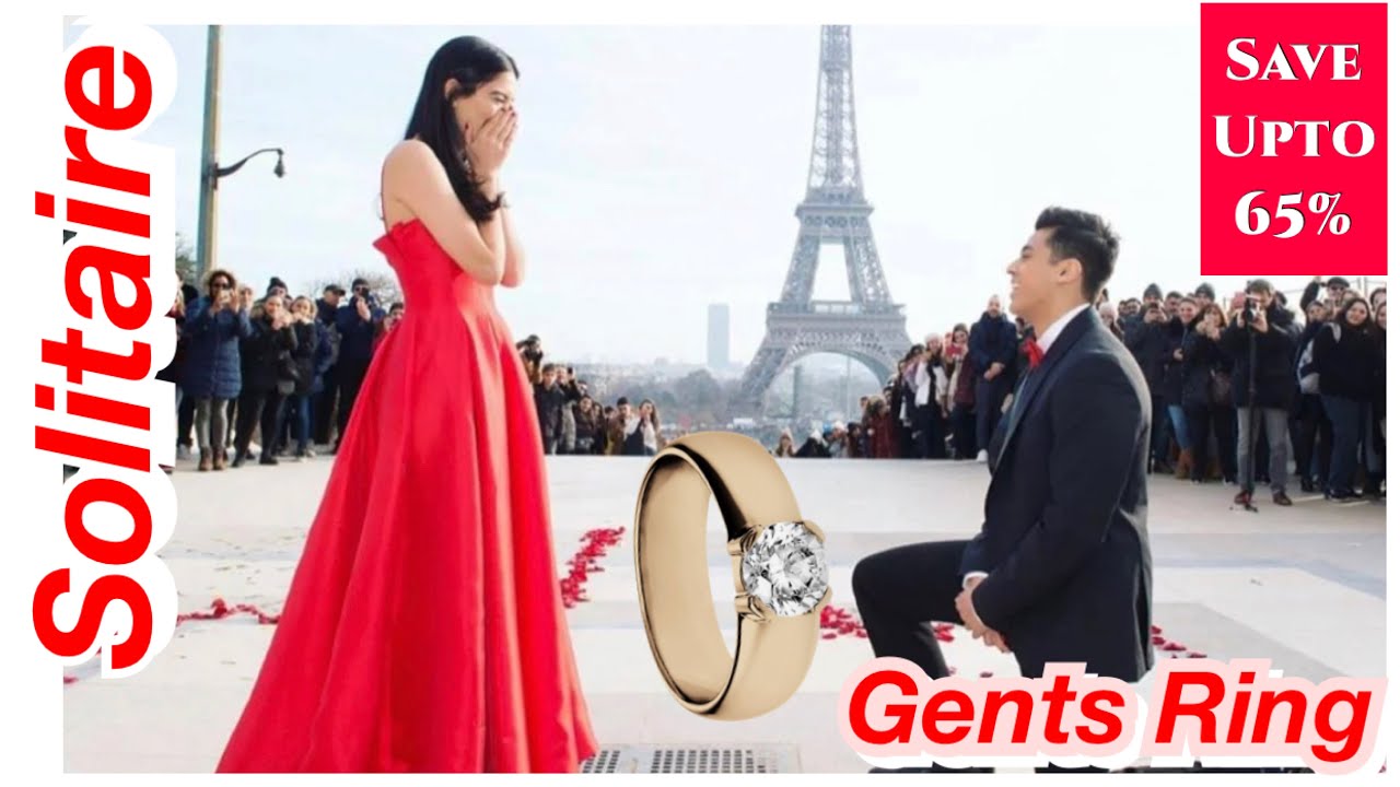 Best Diamond Solitaire Rings Designs for Men | Single Stone Diamond ...