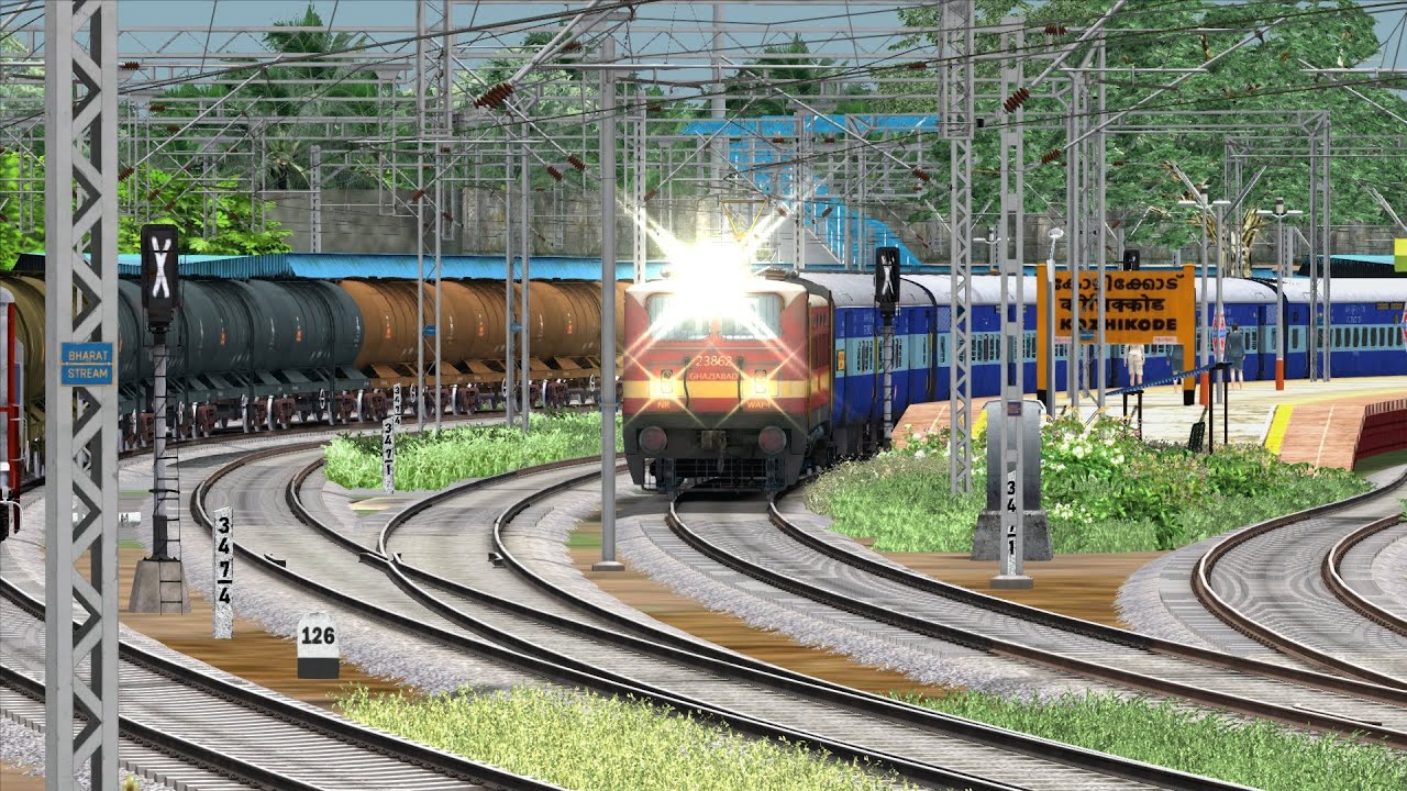 Ernad Express Journey till Ferok,Kerala | Railworks 3 - YouTube