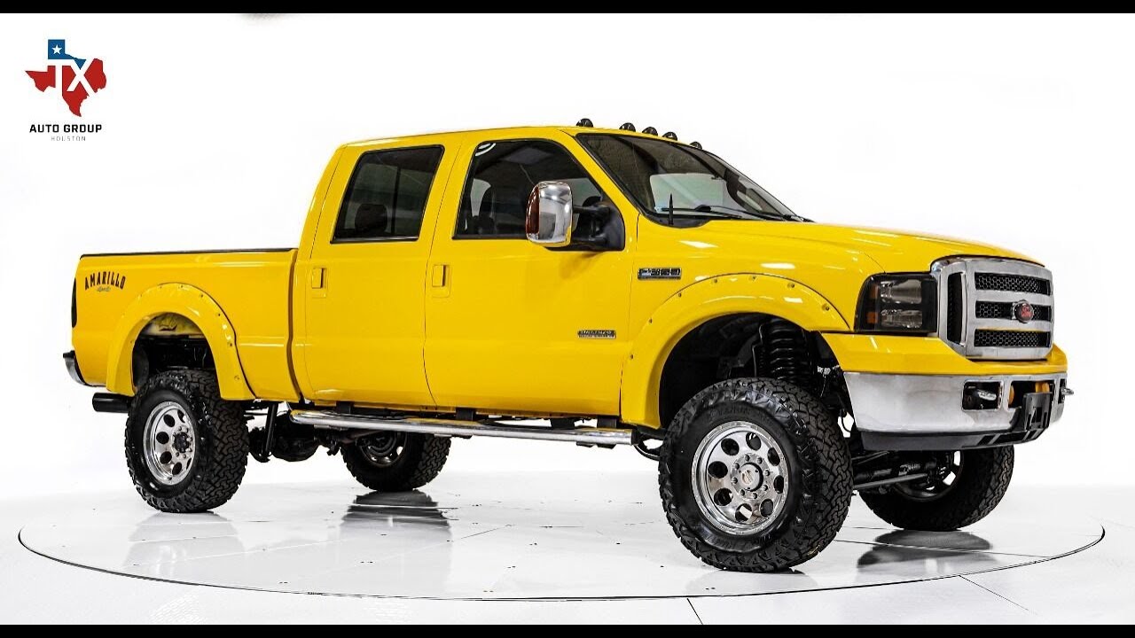 2006 FORD F350 CREW CAB FX4 CUSTOM LIFTED AMARILLO EDITION - 6.0L V8 ...