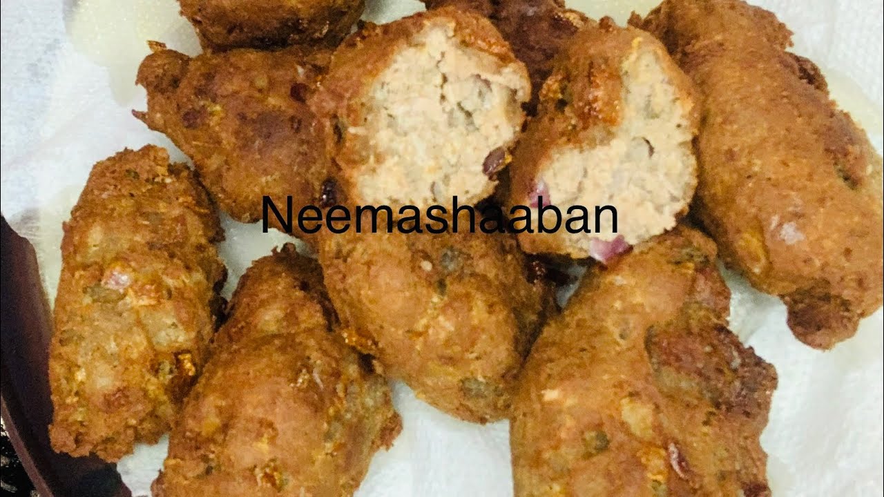 Kababu za nyama #msukuma #neemashaaban - YouTube