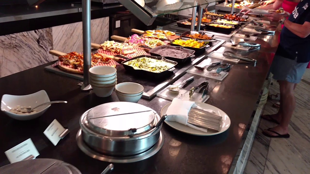 Breakfast at The Grand Moon Palace Cancun - YouTube