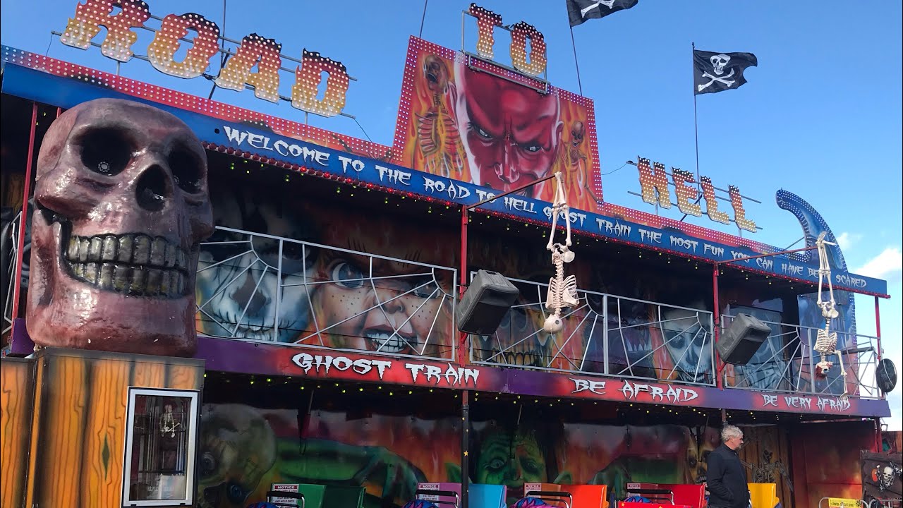 Miller’s Road To Hell Ghost Train - On Ride/ POV - YouTube