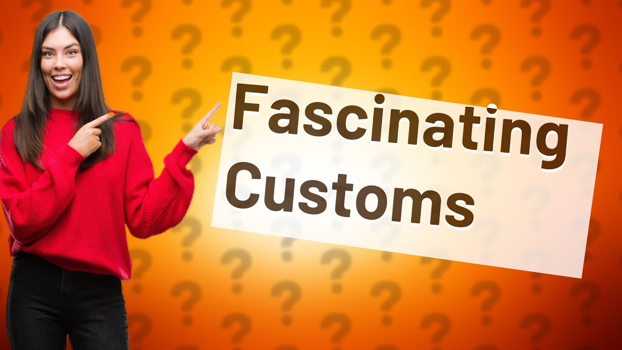 What are 5 examples of customs? - YouTube