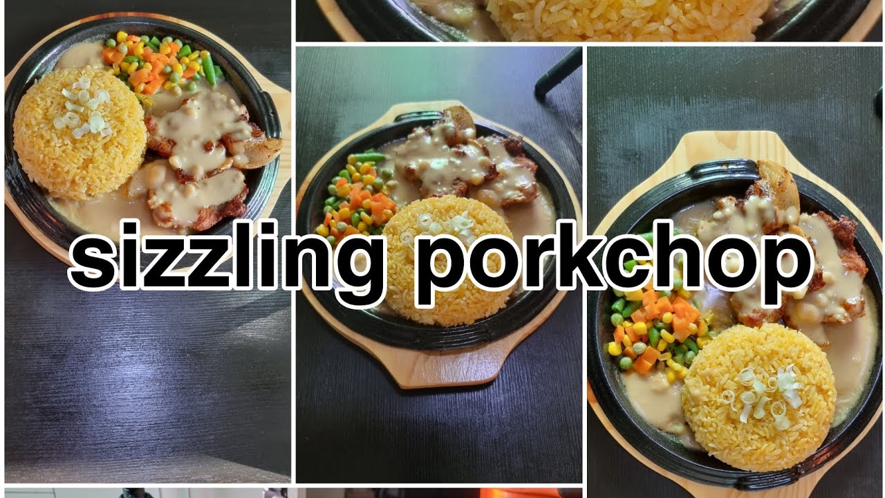 sizzling porkchop with gravy simple pero masarap (vlog 1) - YouTube