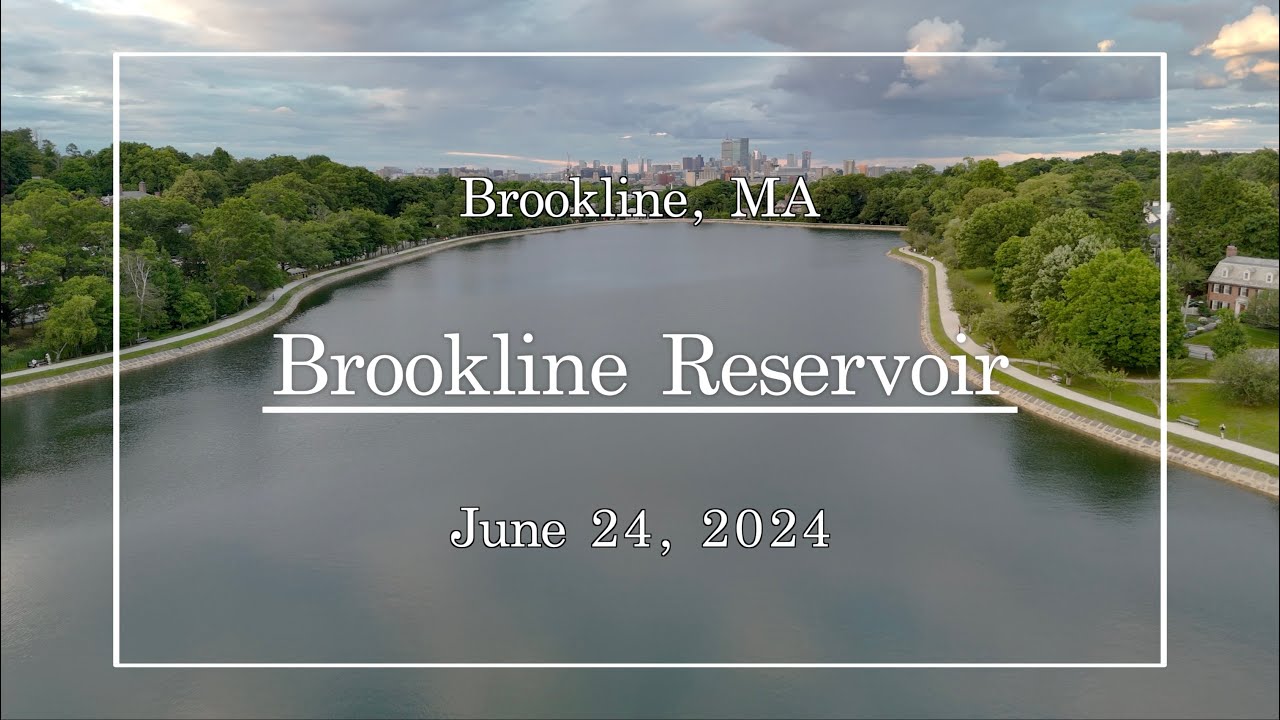 [6/24/2024]: Brookline Reservoir drone footage (4K 60 fps) - YouTube