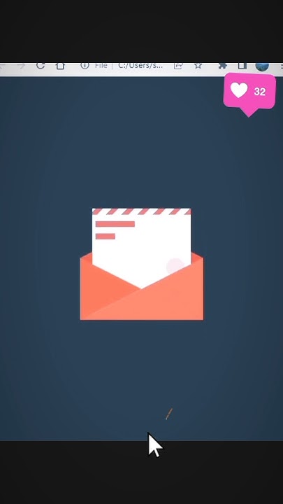 Envelope ️ Using Html Css Javascript Rizvisir Coding Htmlcss Viral