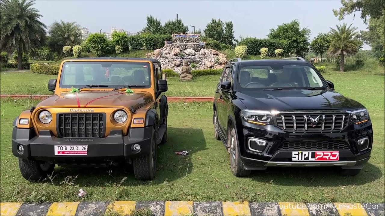 Mahindra Thar LX 4x4 vs Scorpio N Z8 4Xplor- ₹36.8 lakh | Real-life ...