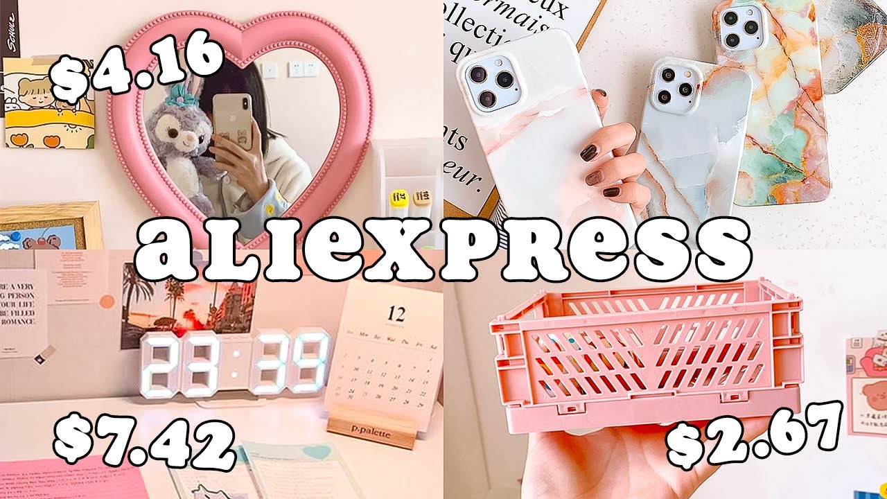 huge aliexpress haul 🌷 *beads, aesthetic decor & more* - YouTube