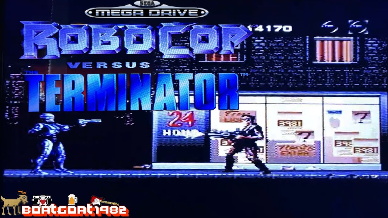 Robocop VS Terminator (1993) - Sega MegaDrive, Levels 1 - 3 - YouTube