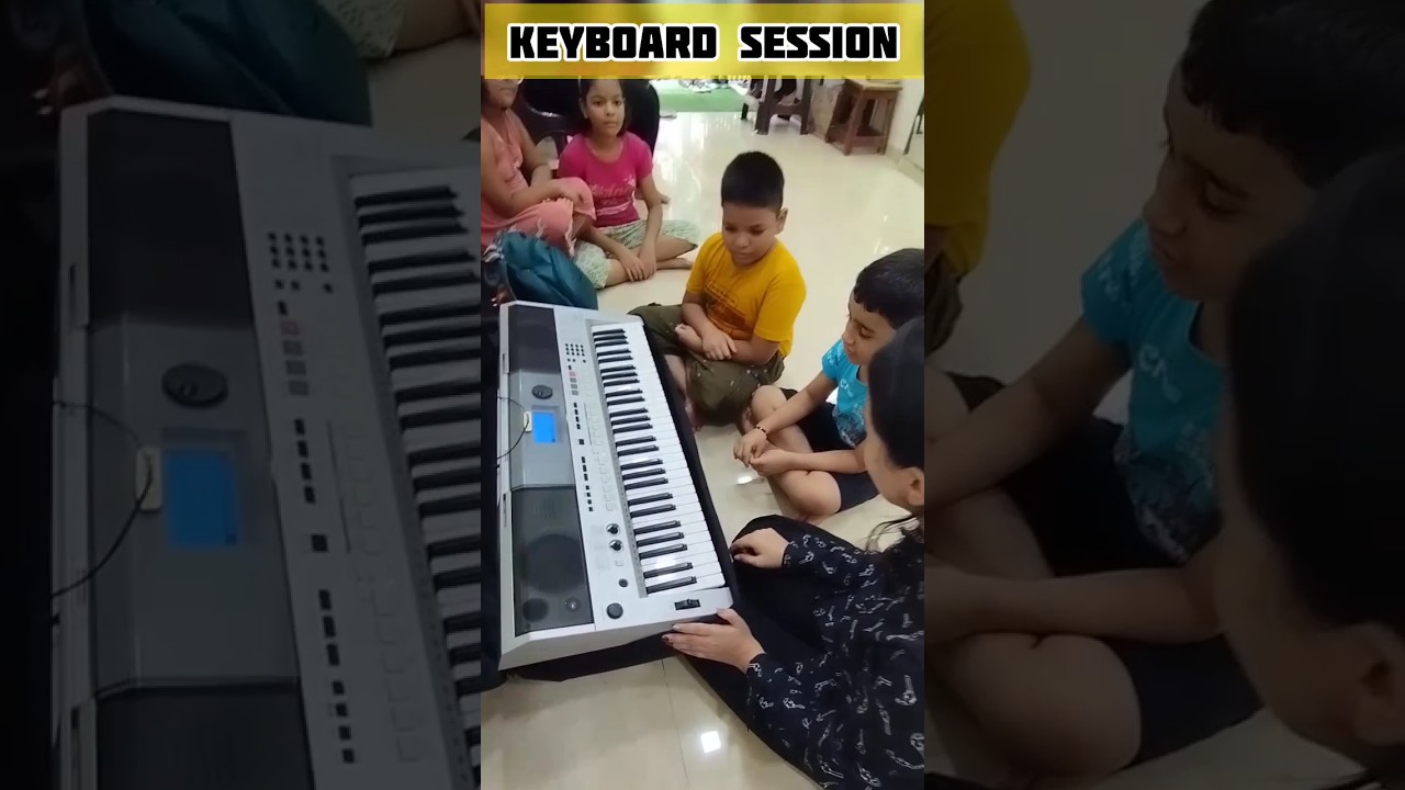 Keyboard Group Class | Music Classes in mira road | #keyboard # ...