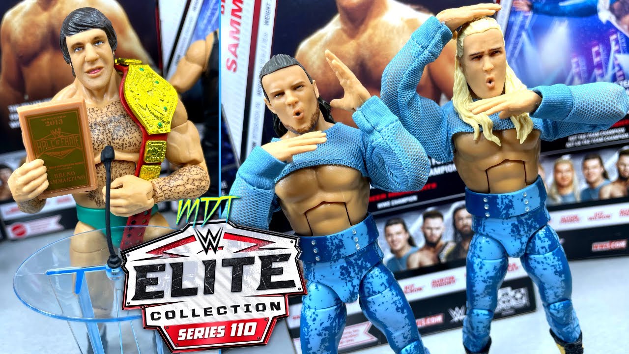 WWE ELITE 110 PRETTY DEADLY & BRUNO SAMMARTINO FIGURE REVIEW! - YouTube