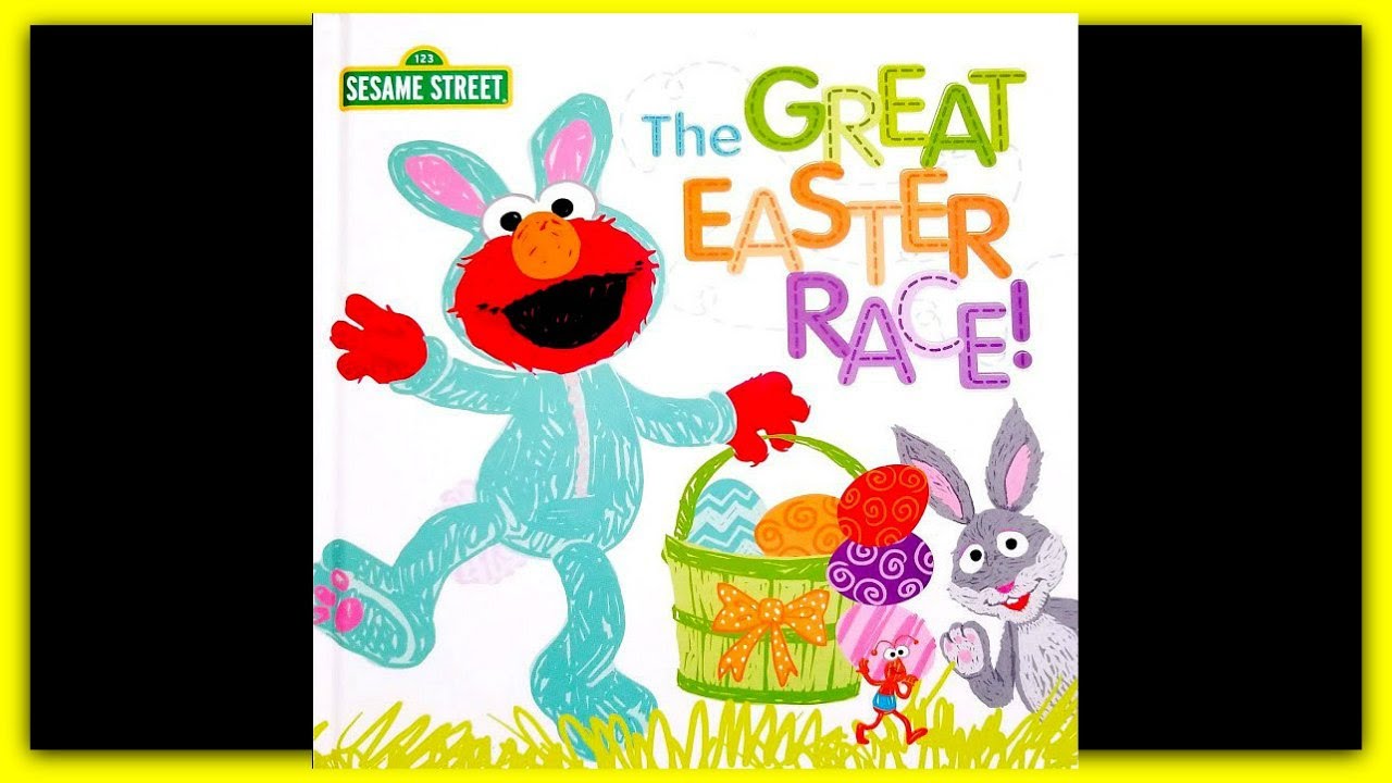 SESAME STREET ELMO "THE GREAT EASTER RACE!" - Read Aloud Storybook for ...