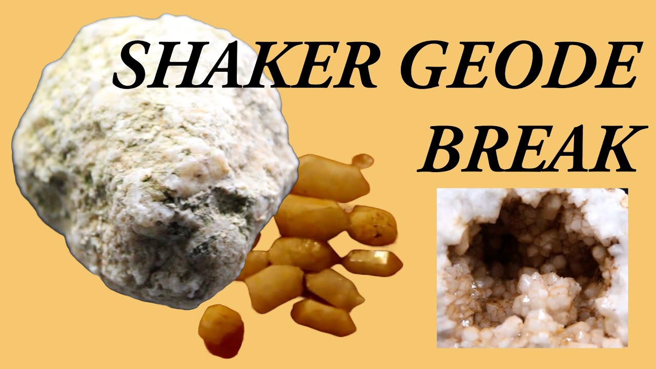 Shaker Geode Breaking - YouTube