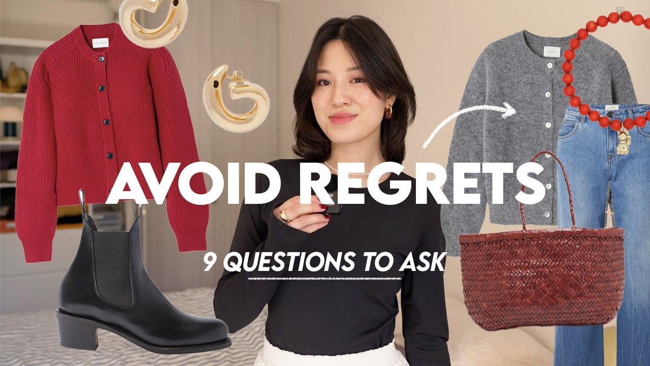 BEFORE You Buy Clothes, Ask These 9 Questions To Avoid REGRETS - YouTube