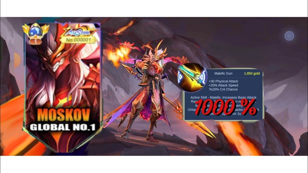 MLBB | NEW ITEAM 1000% DAME MOSKOV #mlbb #mobilelegends #moskov # ...