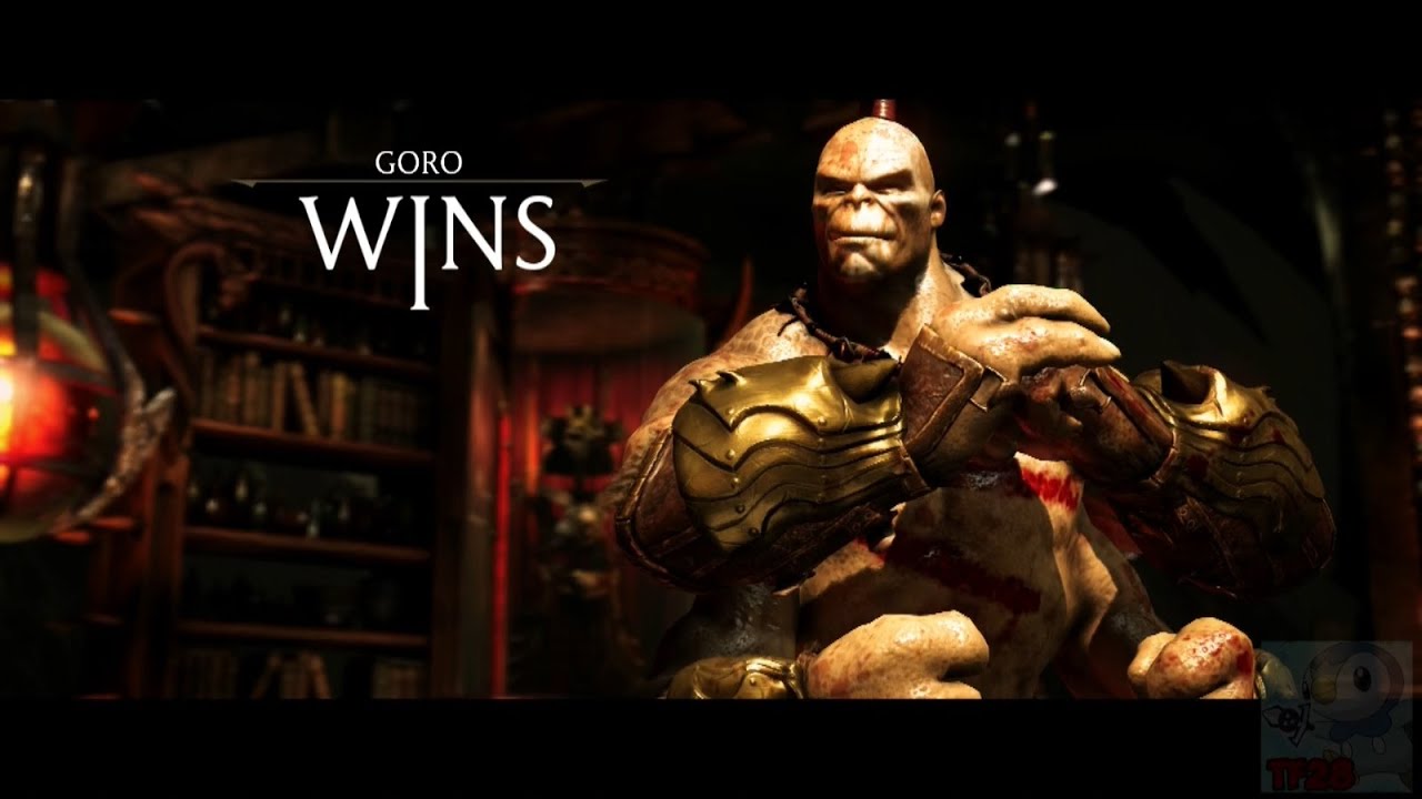 Mortal Kombat X - Goro Victory Pose, X Ray, & Fatalities - YouTube
