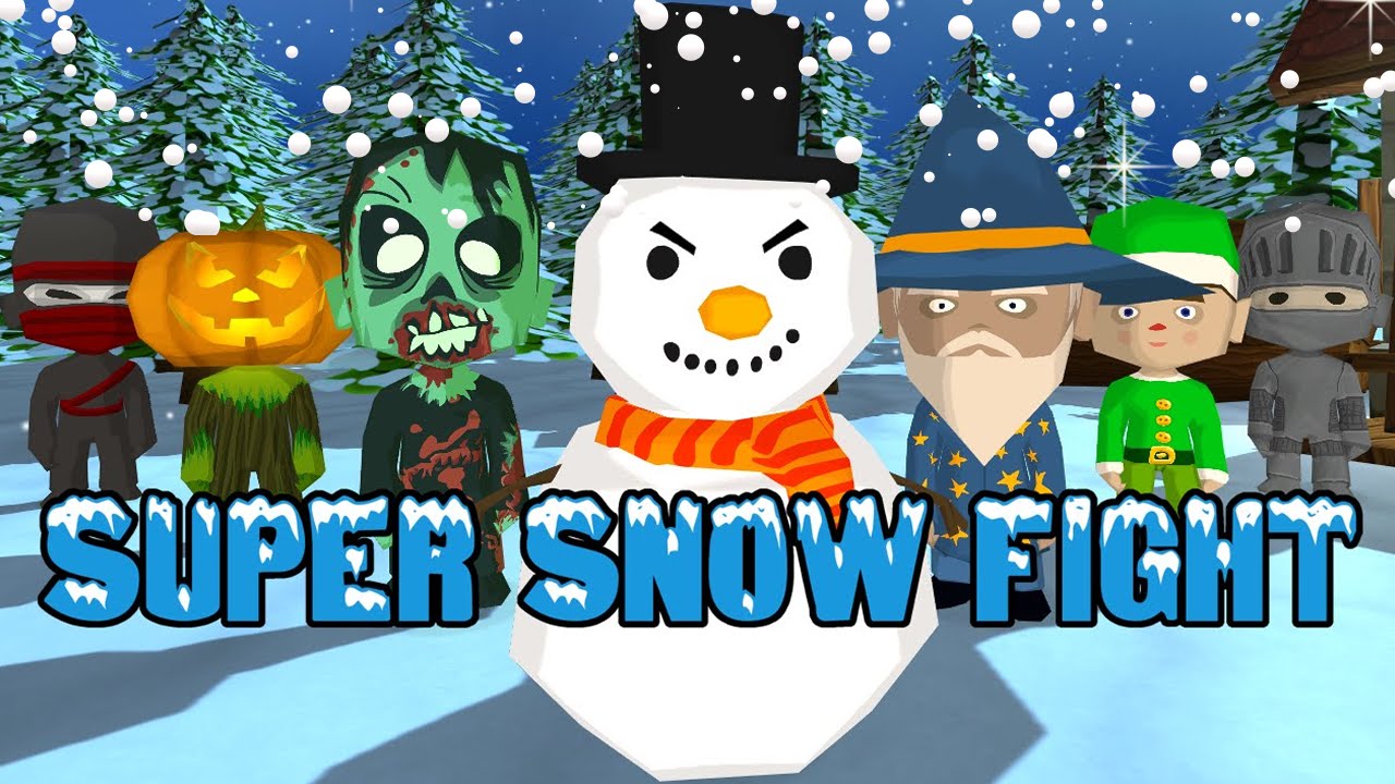 ZOMBIES VS SANTA! - Super Snow Fight Let's Play Gameplay - YouTube