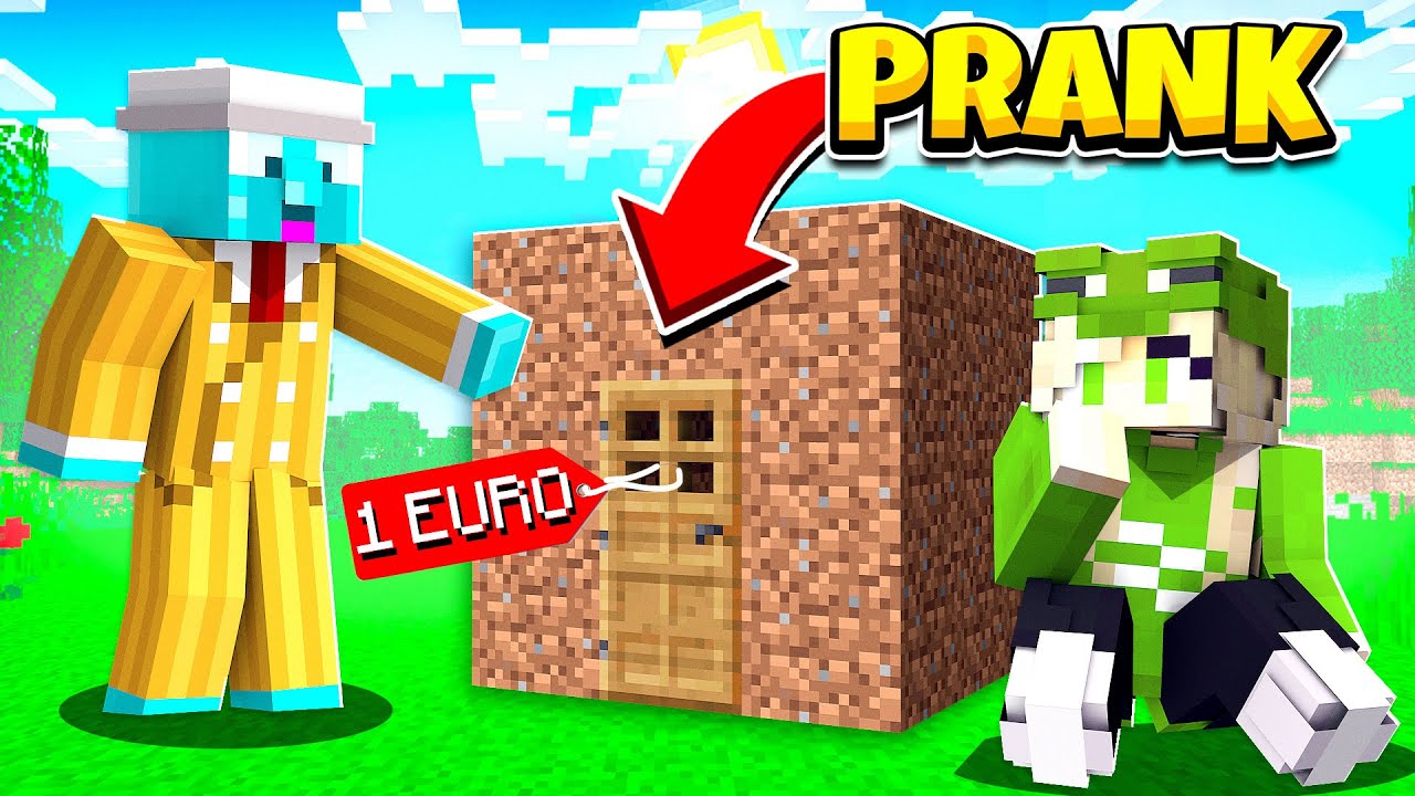 1 EURO HAUS PRANK AN AWESOMEELINA! - Minecraft Freunde 2 - YouTube