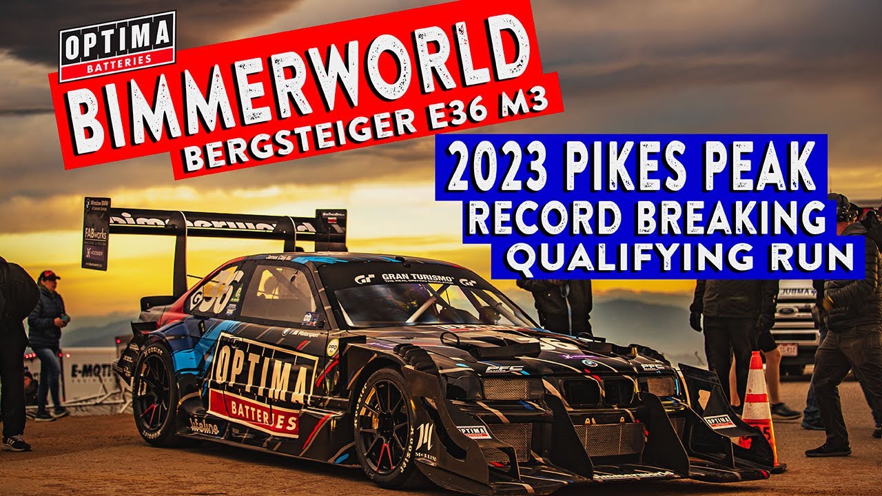 James Clay/BimmerWorld Bergsteiger BMW E36 M3 2023 Pikes Peak Record ...
