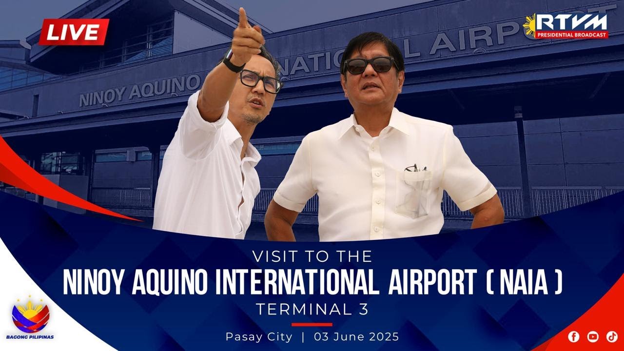 Visit to the Ninoy Aquino International Airport (NAIA) Terminal 3 06/03 ...