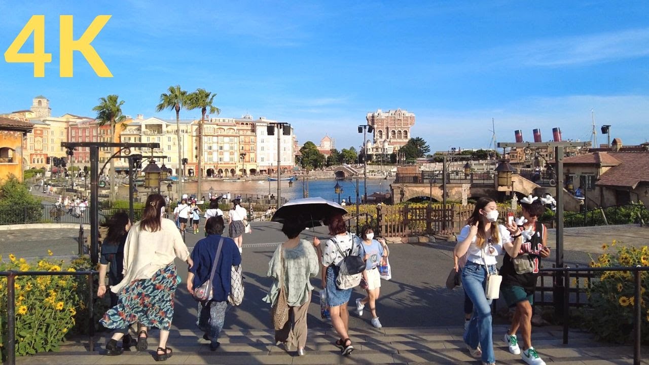 Tokyo Disney Sea Walking Tour and Boat Ride | 4K 60FPS | - YouTube