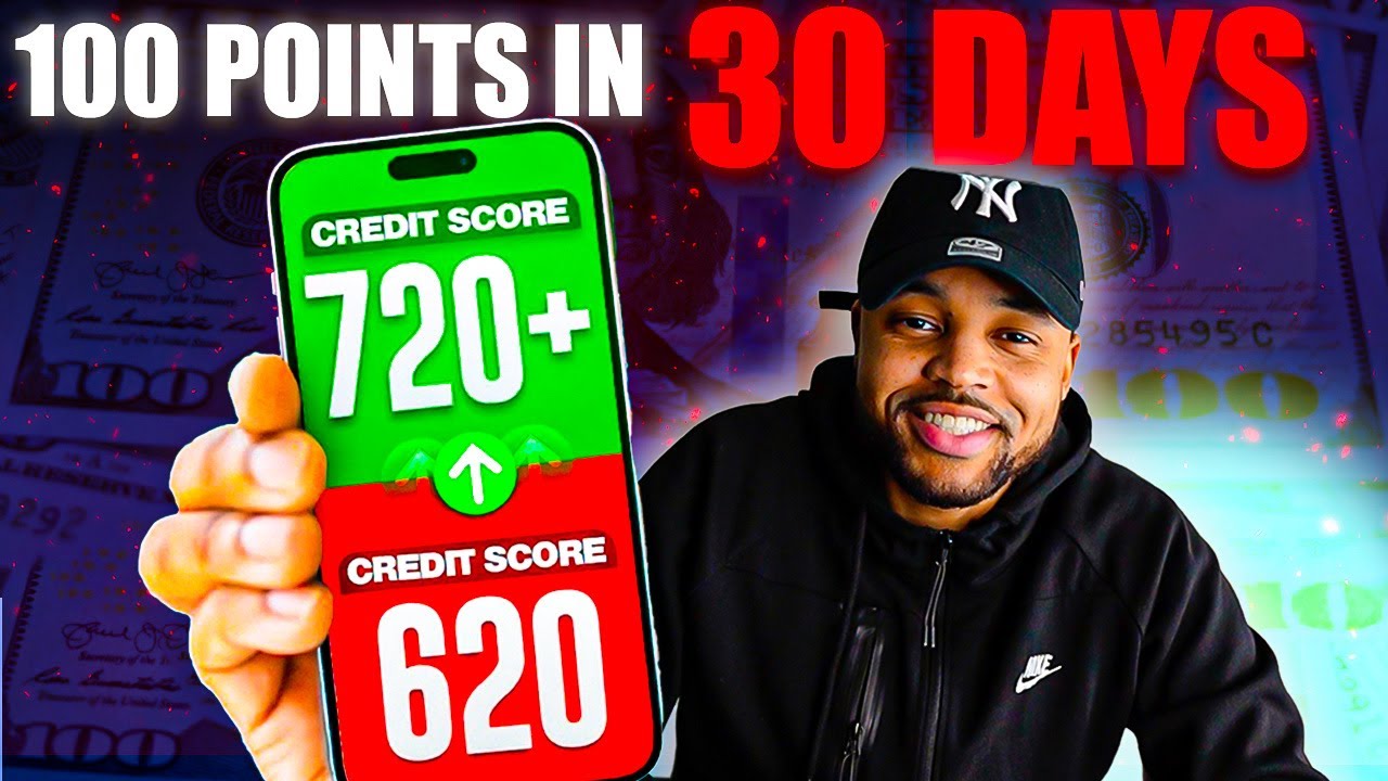 BOOST Your Credit Score 100 POINTS In 30 Days Or Less (Copy This) - YouTube