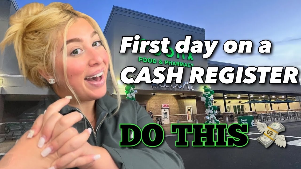Cashier TIPS & TRICKS: first day using a register! - YouTube