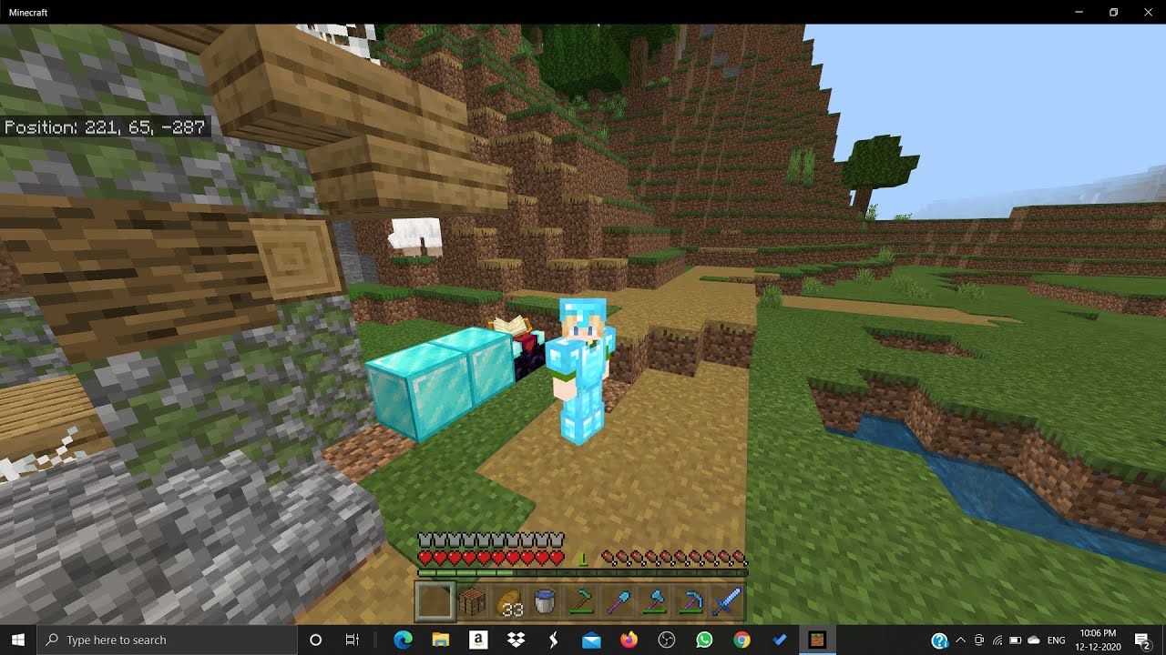 finding diamonds under 2 minutes!!! (Minecraft bedrock trial) - YouTube