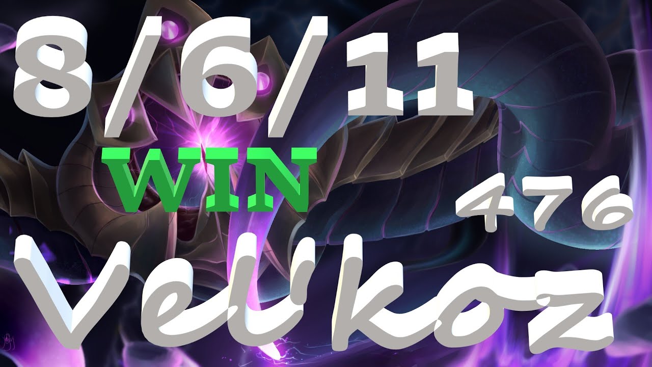 Vel'koz Ranked 8/6/11 VEL'KOZ LOL 476 Game, Winning - YouTube