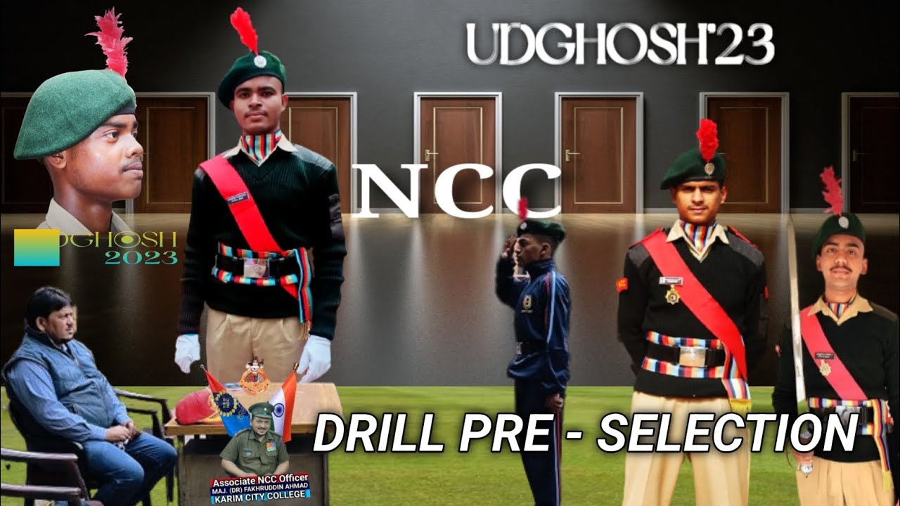 #drill pre - selection UDGHOSH 2023 KCC #ncc #ota #delhi #viral #defence #rdc #tsc - YouTube