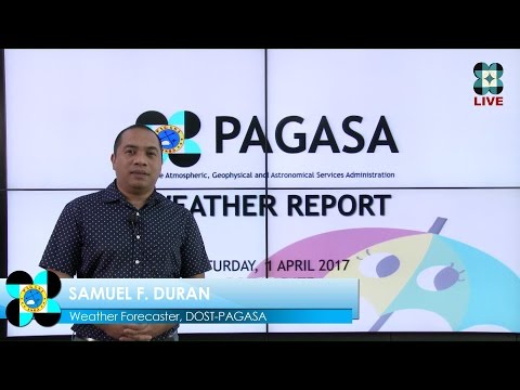 Public Weather Forecast Issued at 5PM Update April 1, 2017