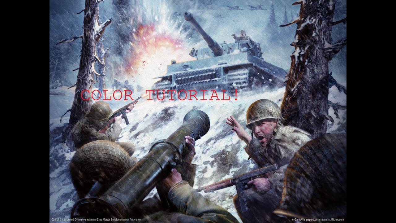 Call of Duty Color Tutorial - YouTube