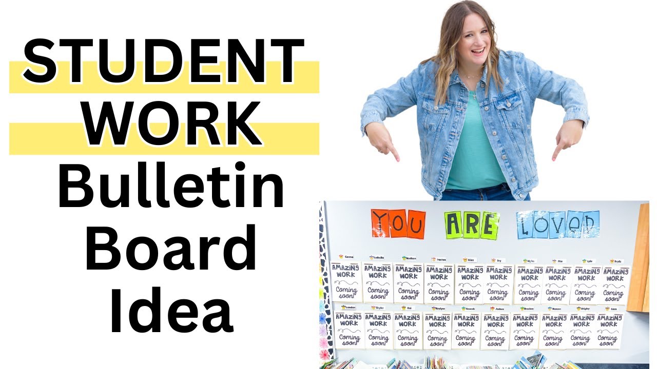Classroom Hacks: Creative Ways to Display Student Work - YouTube