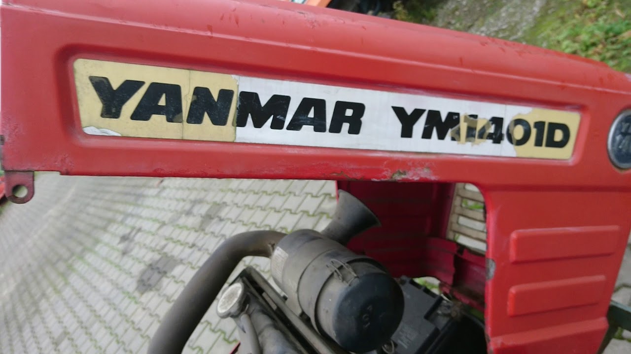 YANMAR YM 1401D japoński traktorek ogrodowy. www.akant-ogrody.pl - YouTube