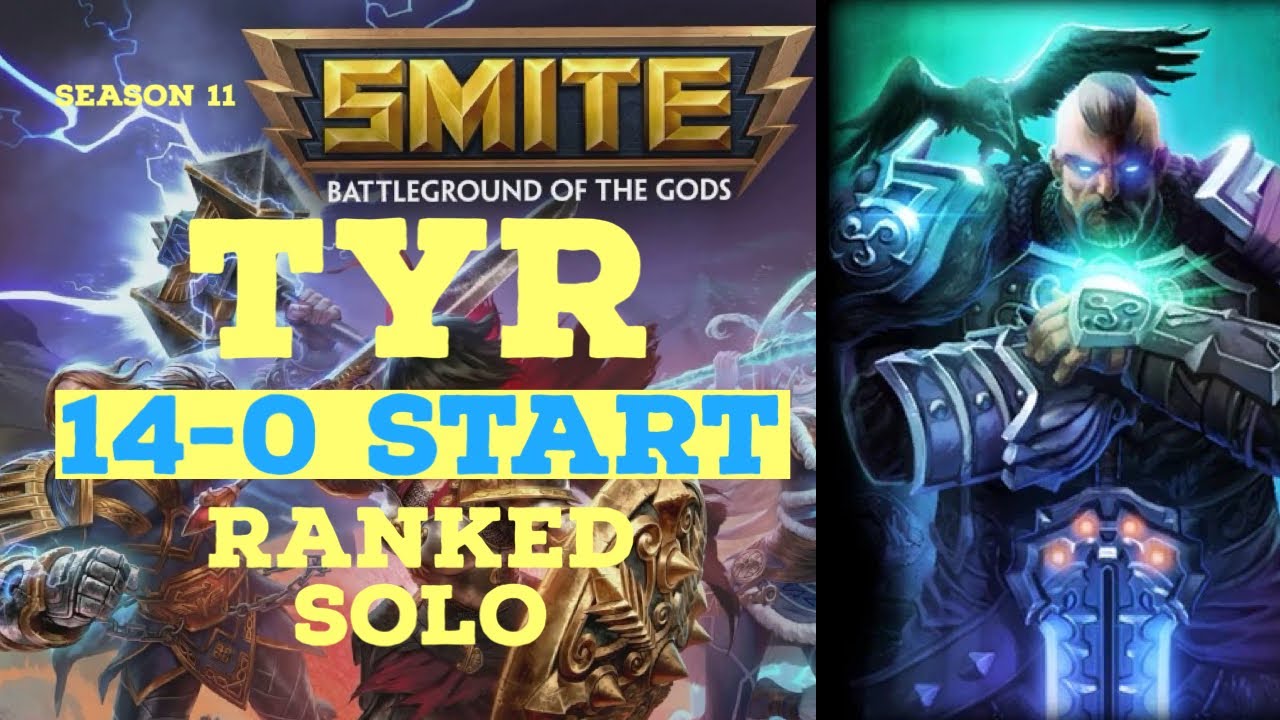 INSANE 14-0-2 Tyr Solo Ranked Conquest | SMITE Season 11.2 - YouTube