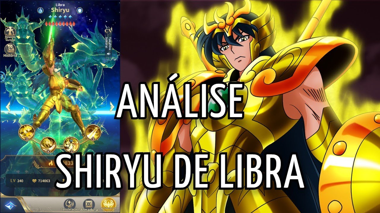Shiryu de Libra (Análise) - Saint Seiya: Lendas da Justiça - YouTube