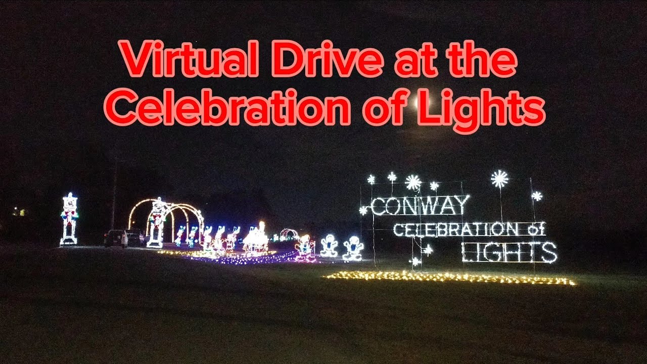 Celebration Of Lights Conway, South Carolina 2023 - YouTube